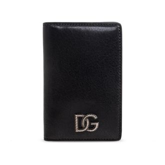 Dolce & Gabbana Homme, Accessoires, Noir, Taille: ONE Size Porte-cartes Dauphine