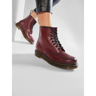 Dr. Martens Schn&uuml;rstiefel Dr. Martens 1460 Smooth 11822600 Dunkelrot