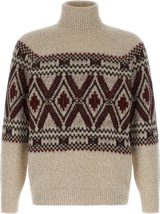 Brunello Cucinelli Herren, Strickwaren, Beige, XLGr&ouml;&szlig;e