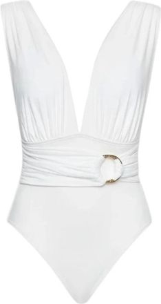 Michael Kors Femme, Maillots de bain, Blanc, Taille: 38 FR Body