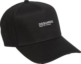Dsquared2 Homme, Accessoires, Noir, Taille: ONE Size Rebels Baseball Cap