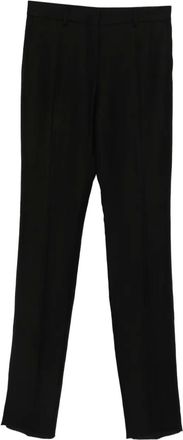 Sportmax Front-pleat trousers - Schwarz
