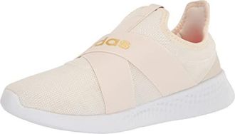 adidas Womens Puremotion Adapt Running Shoe, Off White/Off White/Golden Beige, 10