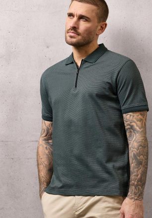 Street One Men Poloshirt im soften Baumwoll-Mix