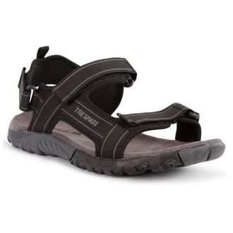 Trespass Alderley Herren-Sandalen, offene Zehenpartie, Schwarz - Schwarz - Gr&ouml;&szlig;e: 42 EU