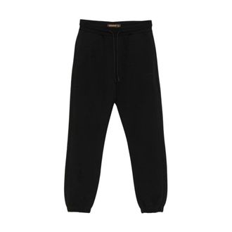 Woolrich Pantalon de jogging &agrave; cordon de logo - Homme - Pantalons - Noir - Taille: L