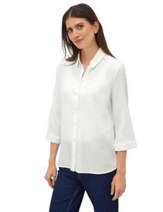 Cecil 3411859 Chemisier textur&eacute;, Vanilla White, XL Femmes