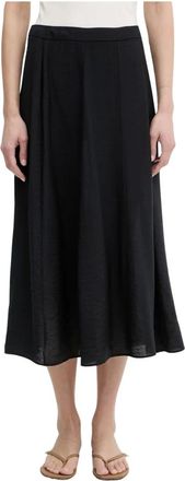 Marc O'Polo Femme, Jupes, Noir, Taille: 40 FR Jupe Maxi &Eacute;vas&eacute;e