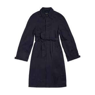 Balenciaga Deconstructed Baumwollmantel - - Coats - Herren - Blau - S