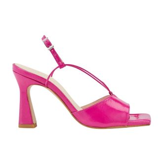 Cosmoparis Femme, Chaussures, Rose, Taille: 38 EU Sandalette &agrave; talon de 9cm avec lani&egrave;res