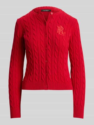 Lauren Ralph Lauren Slim Fit Strickjacke aus reiner Baumwolle