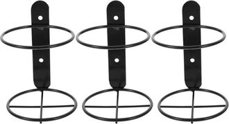 NUOBESTY OSALADI 3 St&uuml;ck Wandmontierter Weinflaschenhalter aus Metall Einzelflaschen Weinregal f&uuml;r K&uuml;che und Wohnzimmer Wandweinregal Zur Flaschenaufbewahrung