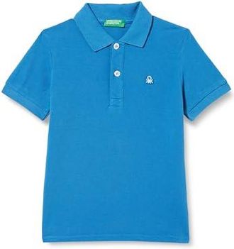 Benetton Maglia Polo M/M 3089c300q, Bluette 3 m6, XL Garçon