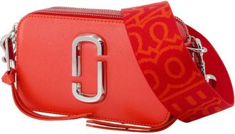 Marc Jacobs Womens The Snapshot Crossbody - Marc Jacobs Leather Orange Cowhide Bags Crossbodies