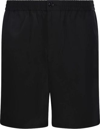 Ami Homme, Shorts, Noir, Taille: M Shorts Noirs &agrave; Taille &Eacute;lastique