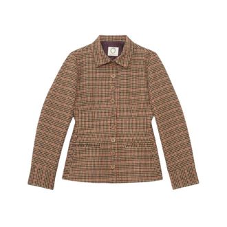 Ines De La Fressange Georges Karierter Jacke - - Jackets - Damen - Beige - 2XS