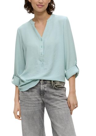 QS by s.Oliver Damen 2142004 Tunika Bluse 3/4 Arm, T&uuml;rkis, 38