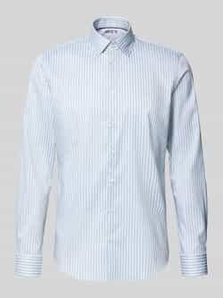 Jake*s Slim Fit Businesshemd mit Kentkragen