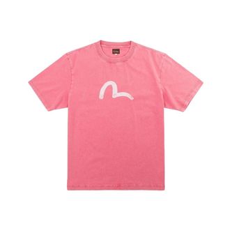 Evisu Tee Manches Courtes Mouette Audacieuse - Homme - Tops - Rouge - Taille: S