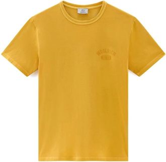 Woolrich Homme, Tops, Jaune, Taille: XL Wote01266178 T-shirt