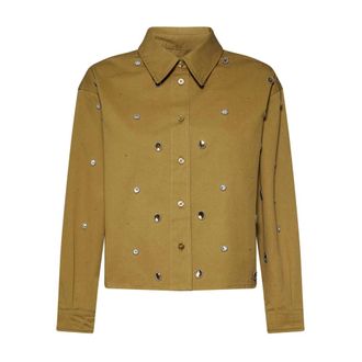 Silvian Heach Femme, Blouses et Chemises, Beige, Taille: 40 FR Shirt Hestua