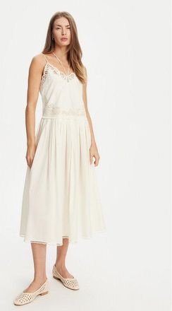 Twin-Set Sommerkleid 251TT2160 Écru Regular Fit