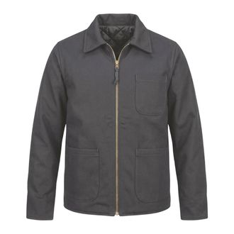 Bl'ker Arbeitshemd Wolle Wendbar Hirsch - - Jackets - Herren - Blau - XL