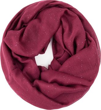 Glamexx24 Loop Schal Damen Schlauchschal Glitzer Unifarbener Rundschal Halstuch f&uuml;r Fr&uuml;hling, Sommer, Herbst, Winter