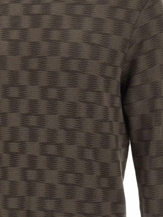 Emporio Armani Wool Crewneck Sweater - Brown