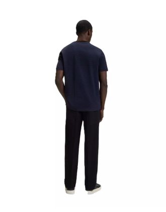 HUGO BOSS Mens Thompson 212 Mercerized Cotton T-Shirt Blue Clothing > Polo & T-Shirts