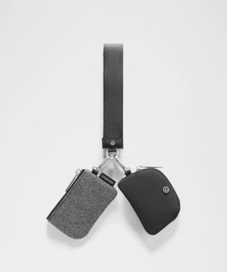 lululemon Pochette double à dragonne Paillettes - Gris