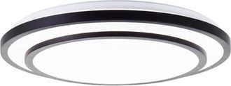 Brilliant plafonnier noir luciano &oslash; 49,5 cm - G80564A76