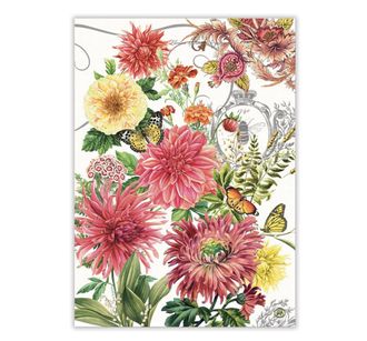 Michel Design Works Dahlias Kitchen Towel Geschirrtuch Küchentuch