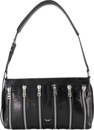 Zadig&Voltaire Hobo Bags - Sunny Moody Crossbody - Leather - Black - Gr. unisize - in Schwarz - f&uuml;r Damen