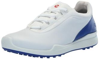 Ecco Biom Hybrid Bny Chaussures de Golf imperm&eacute;ables pour Homme, Blanc/Bleu Mazarine, 9-9.5