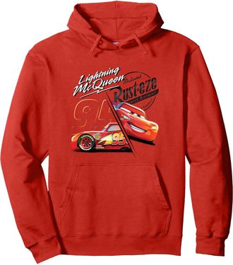 Disney Pixar Cars Lightning Mcqueen Rusteze Pullover Hoodie