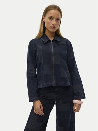 Vero Moda Jeansjacke Likka 10321078 Dunkelblau Loose Fit