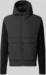 Boss Orange by Hugo Boss Strickjacke mit gestepptem Frontpanel Modell Kobrydo