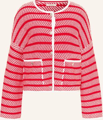 Barbour Strickjacke Polly rot