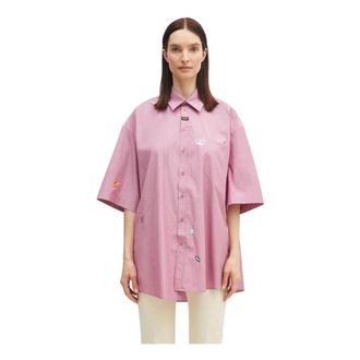 Martine Rose Boxy Wickelhemd - - Blouses & Shirts - Damen - Lila - S