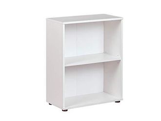 Inter Link SAS Bibliothèque - Etagère - 2 niches - Etagère réglable en hauteur - Pour Bureau - Salon - Entrée - Arco 1 - Dimensions in cm P: 30 x l: 60 x H: 75 Coule