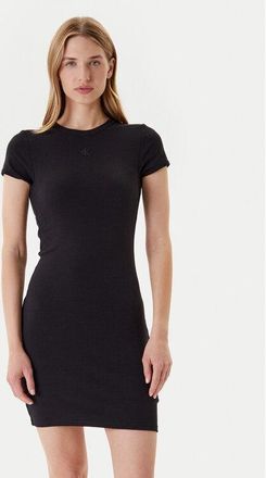 Calvin Klein Jeans Kleid für den Alltag LV047B266G Schwarz Slim Fit