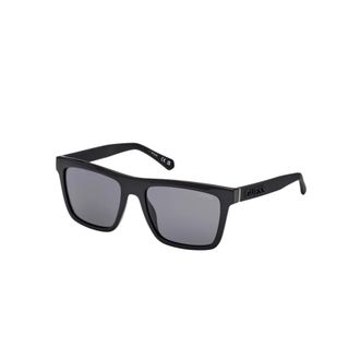 Guess Quadratische Sonnenbrille - - Accessories - Herren - Schwarzk - 55 MM