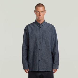 G-Star G-S011 Oxford Hemd - Dunkelblau - Herren