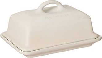 LE CREUSET Beurrier en C&eacute;ramique, 900 g, 17 x 12.5 x 9 cm, Meringue