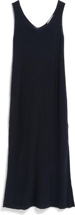Armedangels Damen Strickkleid aus Leinen-Mix Linen Blend Knit Dress Regular Fit Black