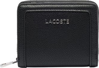 Lacoste Femme, Accessoires, Noir, Taille: ONE Size Portefeuille écologique à zip