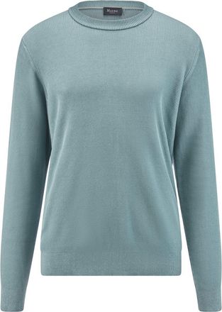 Maerz Rundhals-Pullover MAERZ Muenchen t&uuml;rkis