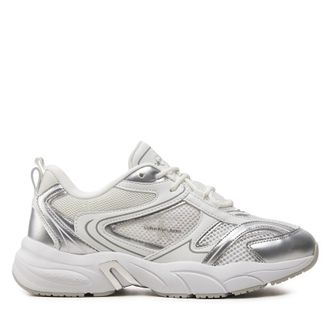 Calvin Klein Jeans Sneakers Calvin Klein Jeans Retro Tennis Low Lace Mh Ml Mtl YW0YW01463 Wei&szlig;