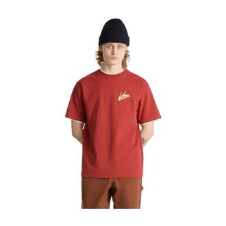 Vans Homme, Tops, Rouge, Taille: M Brush Script Loose Fit Tee